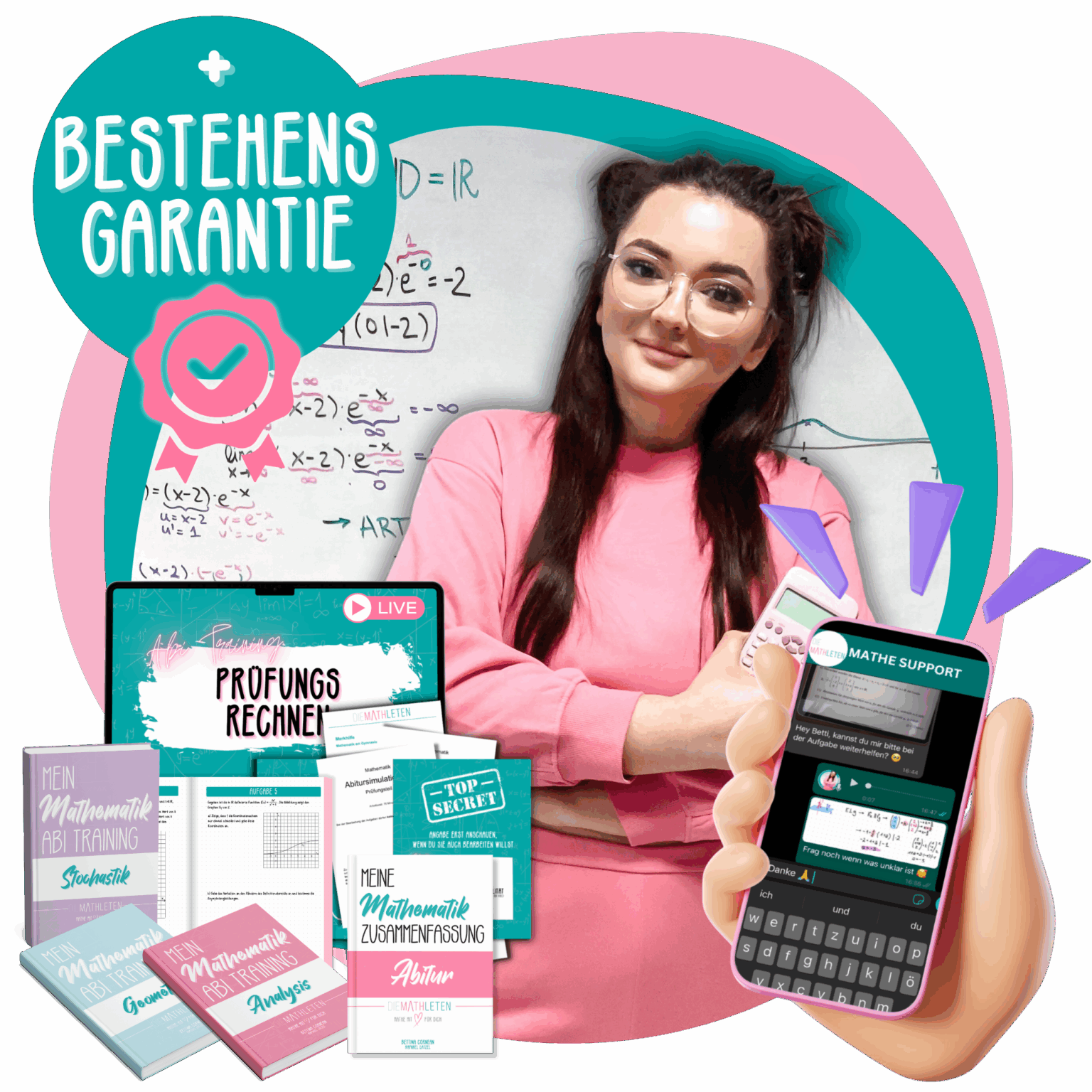 Dein Mathematik Abitur Kurs & Buch | Abi 2026 | Mathe Nachhilfe NEU gedacht